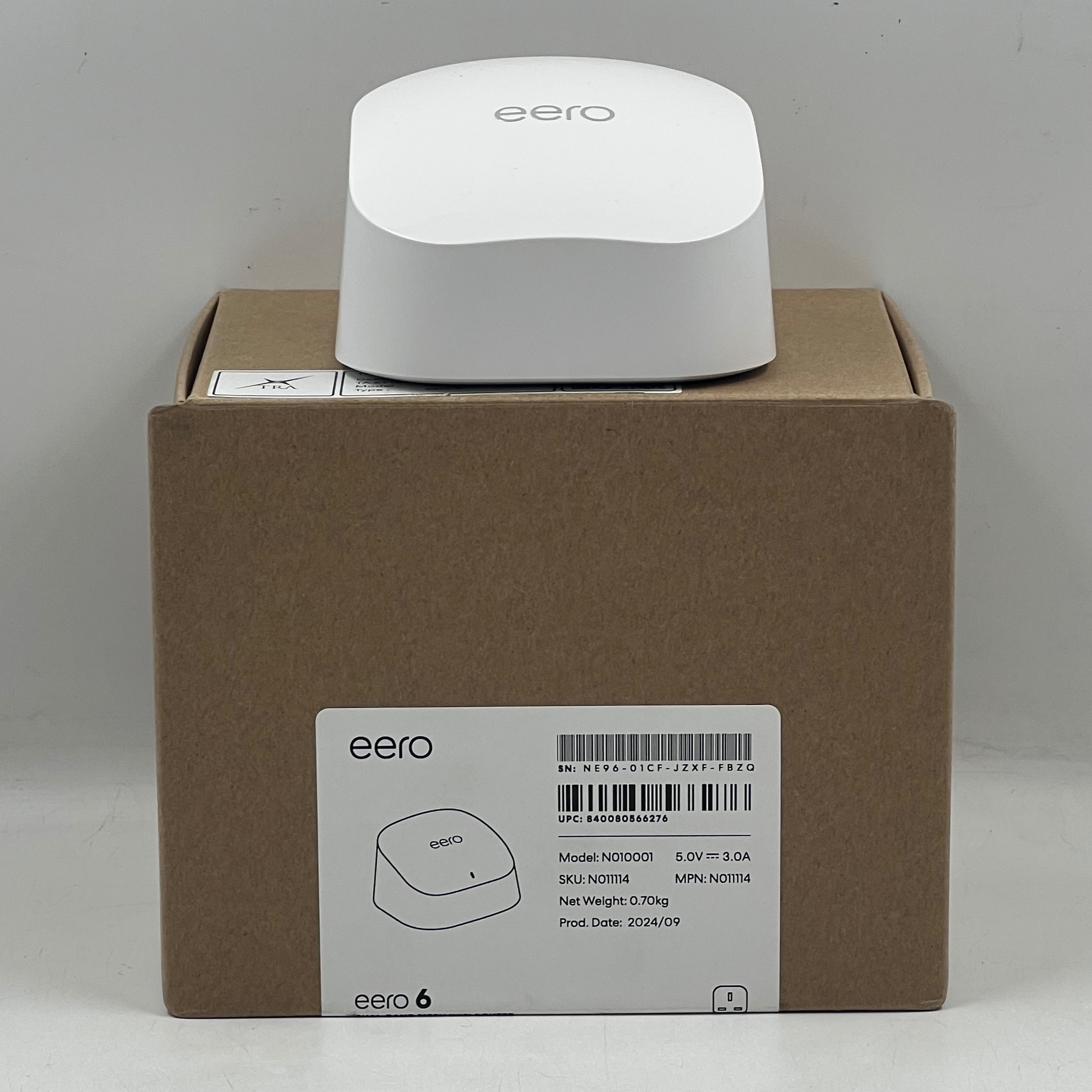 Pre-owned EERO 6 MESH WIFI ROUTER MODEL N010001 - Own4Less